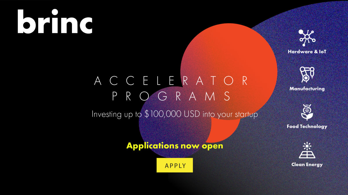 Applications for Brinc’s Spring ‘20 Accelerator Programs Are Now OPEN ...