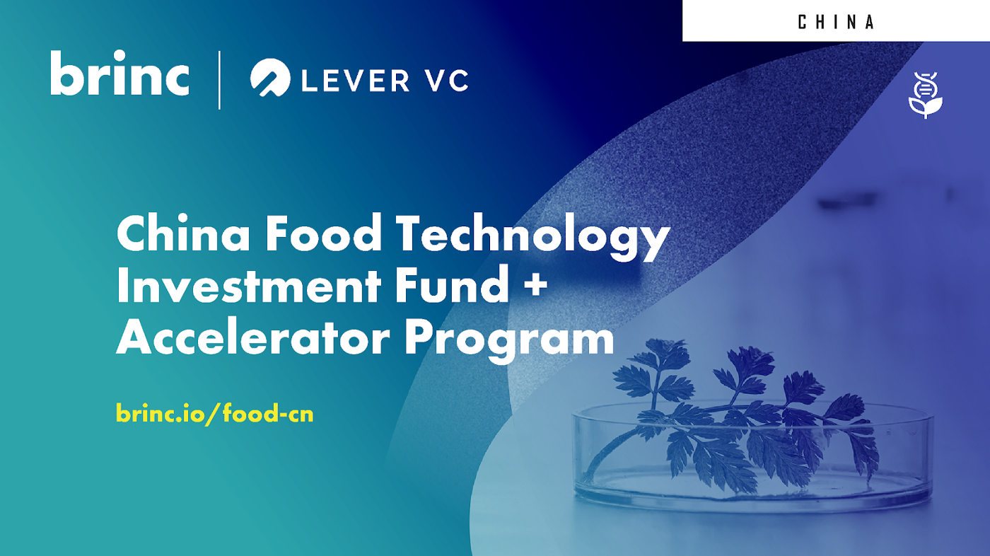 Lever VC & Brinc Launch Investment Fund & Accelerator Program for Plant ...