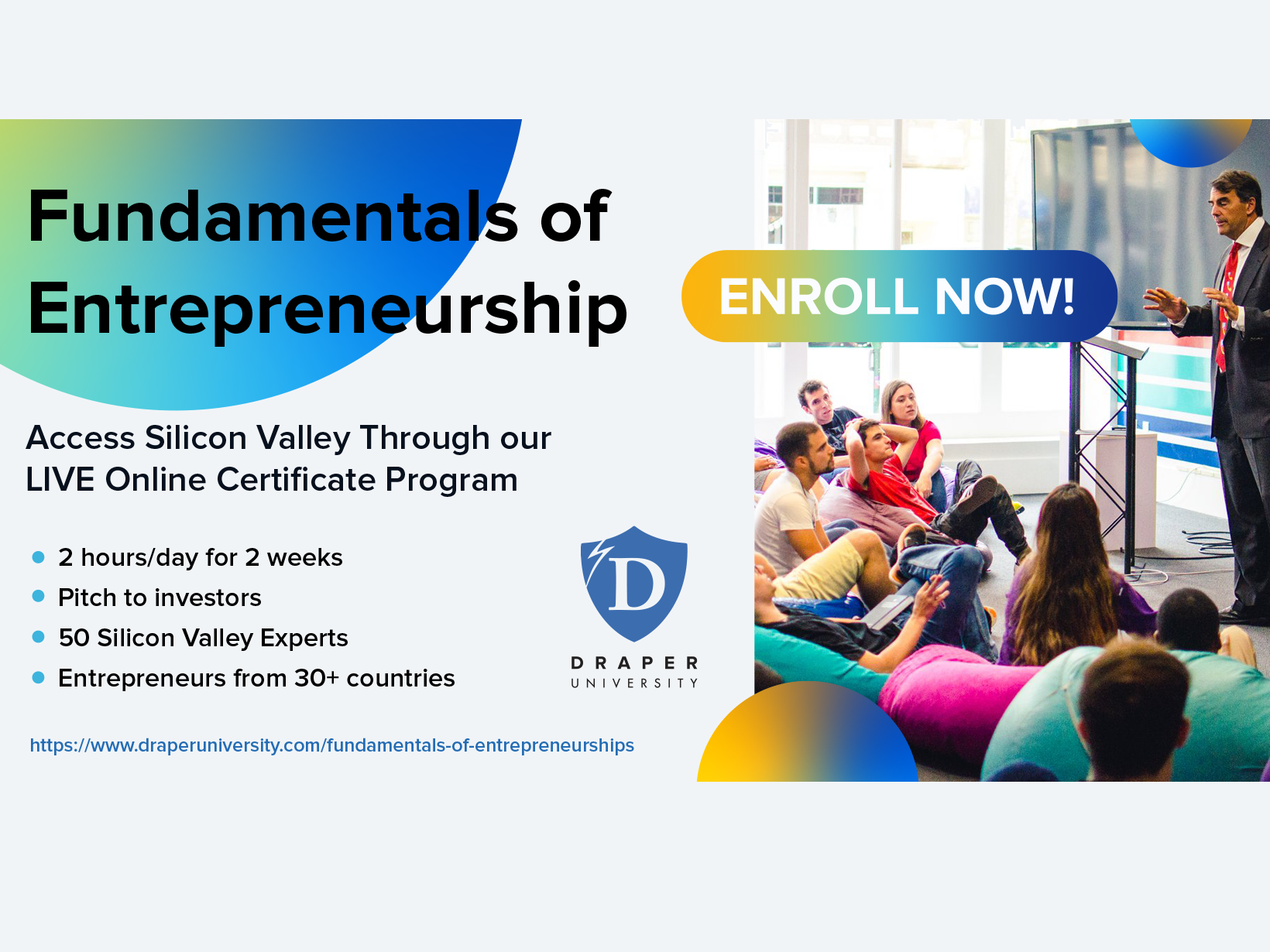 Fundamentals of Entrepreneurship Programme Is Open for Application ...