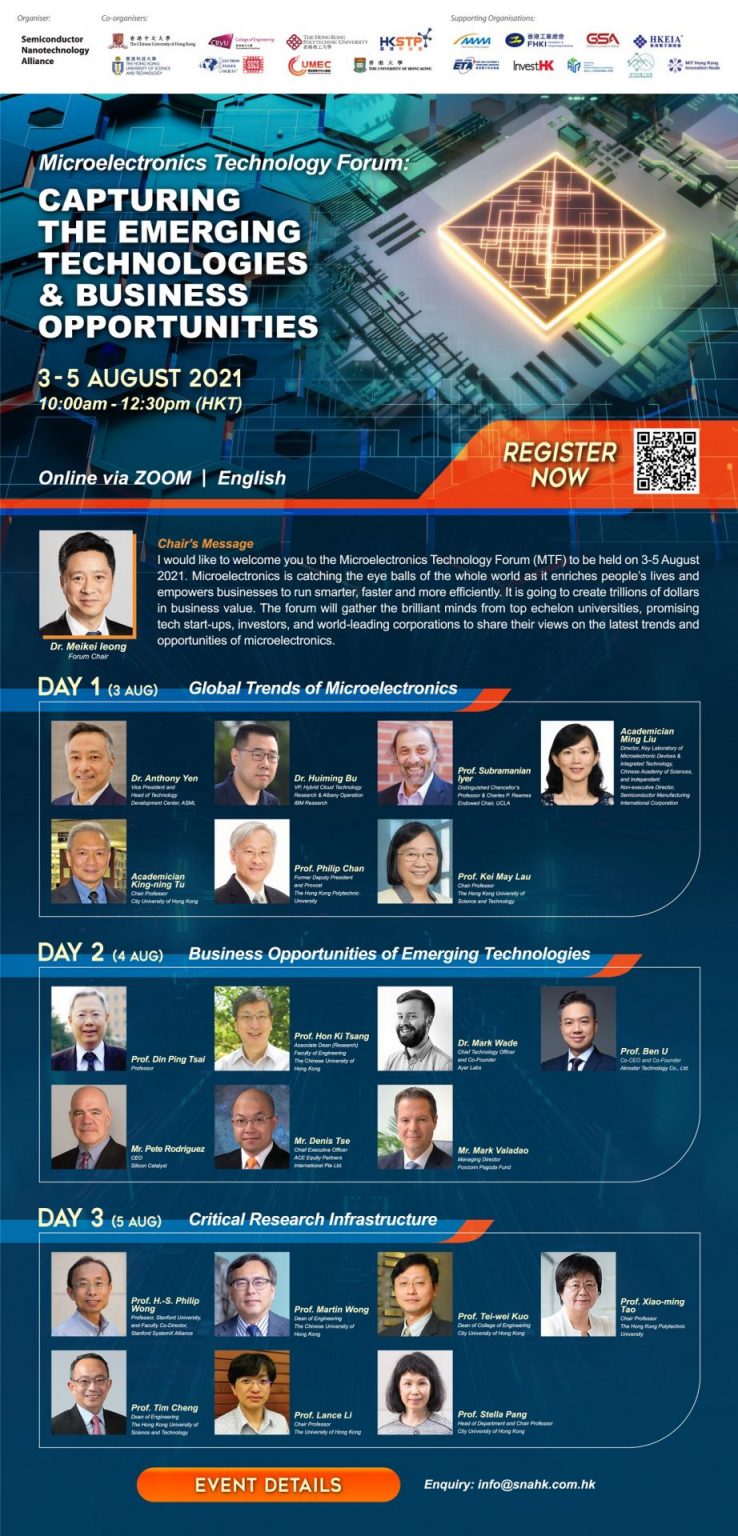 Microelectronics Technology Forum: Capturing The Emerging Technologies ...